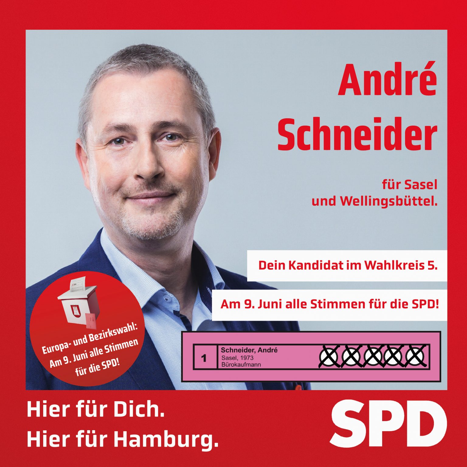 Hier für Dich. Unsere Kandidatinnen und Kandidaten für die Bezirkswahl ...